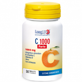 Long Life C 1000 forte integratore di vitamina C (50 tavolette)