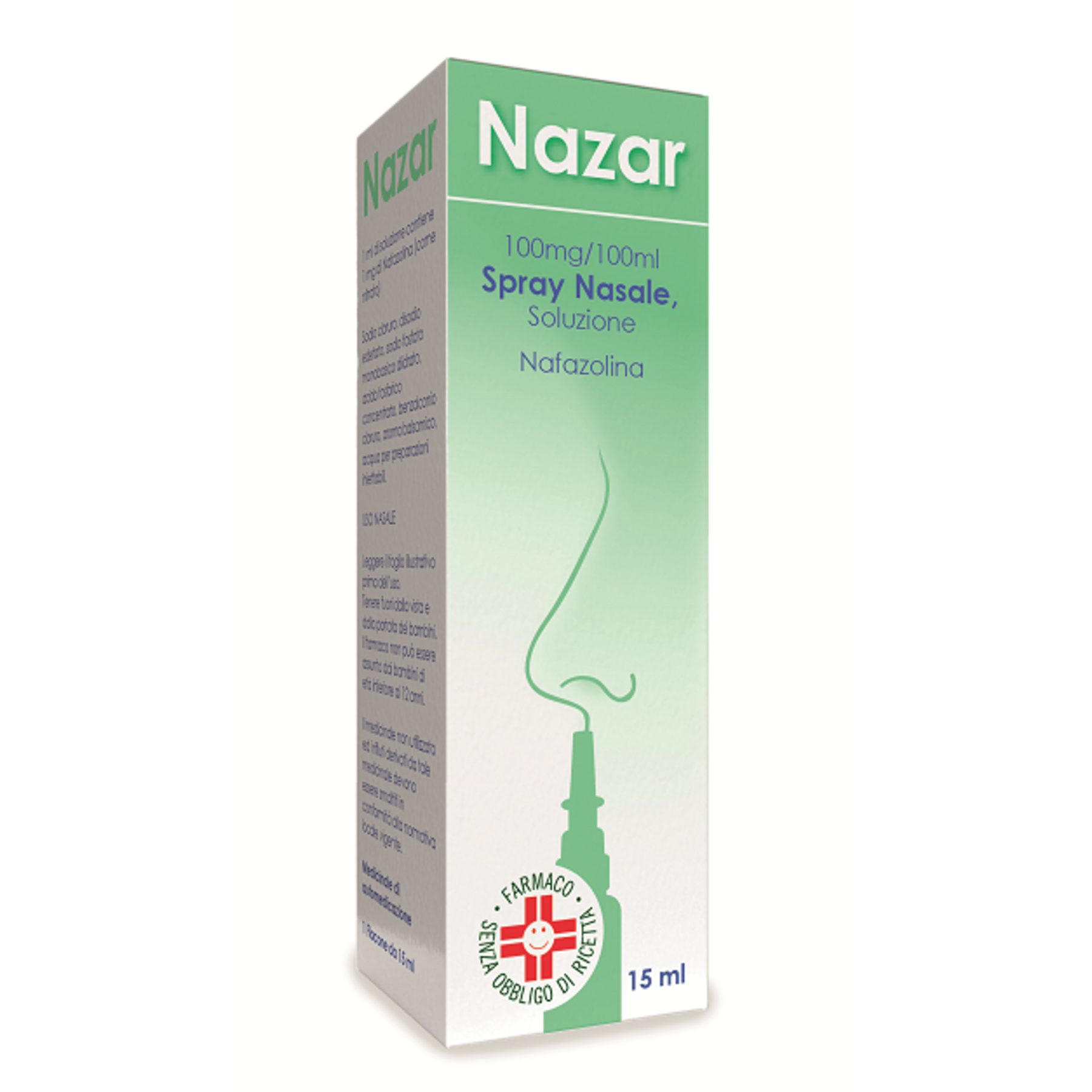 Nazar*spray nas 15ml 100mg/100 - Antipiretici e Analgesici - Farmaci