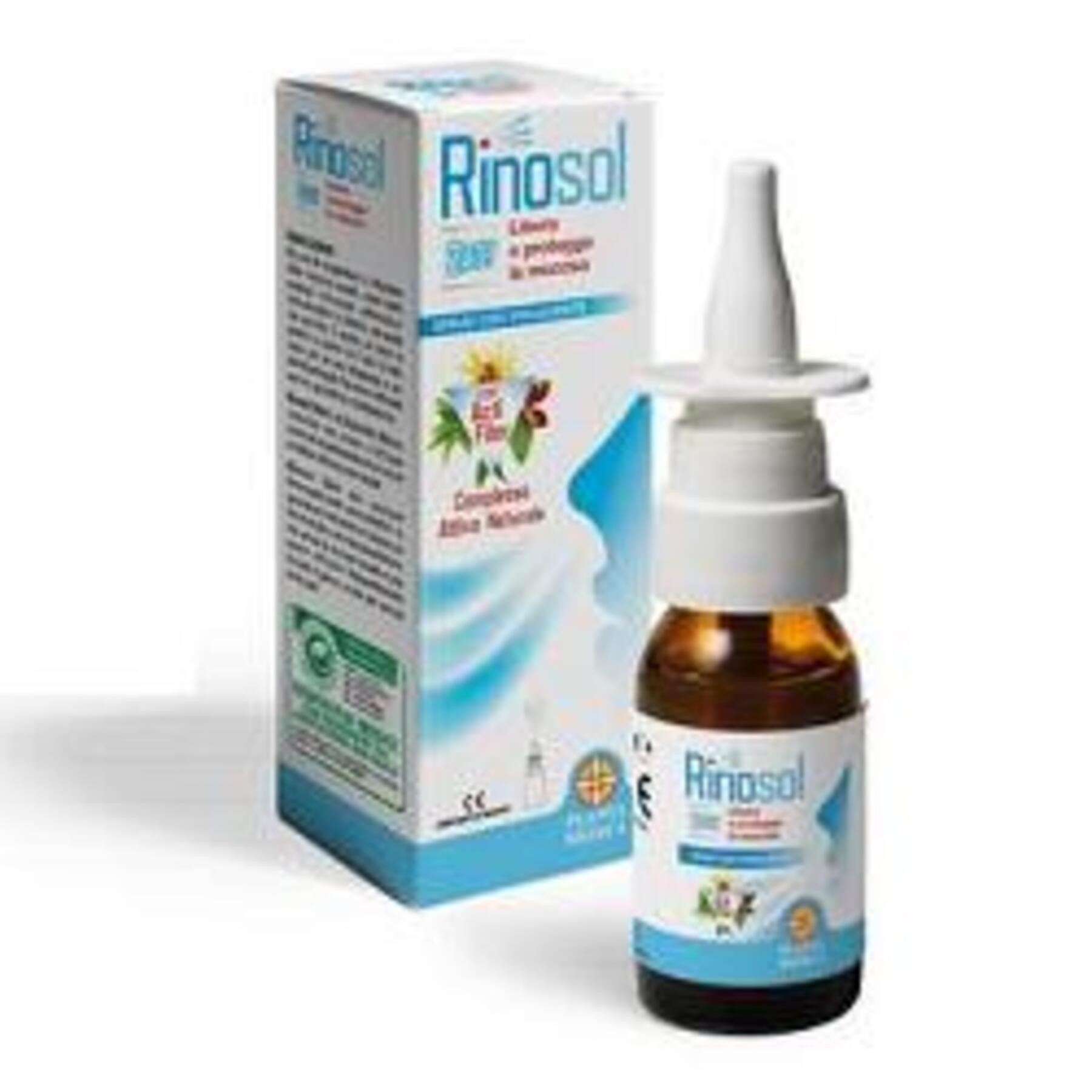 RinoSol 2ACT spray nasale decongestionante e protettivo (15 ml)