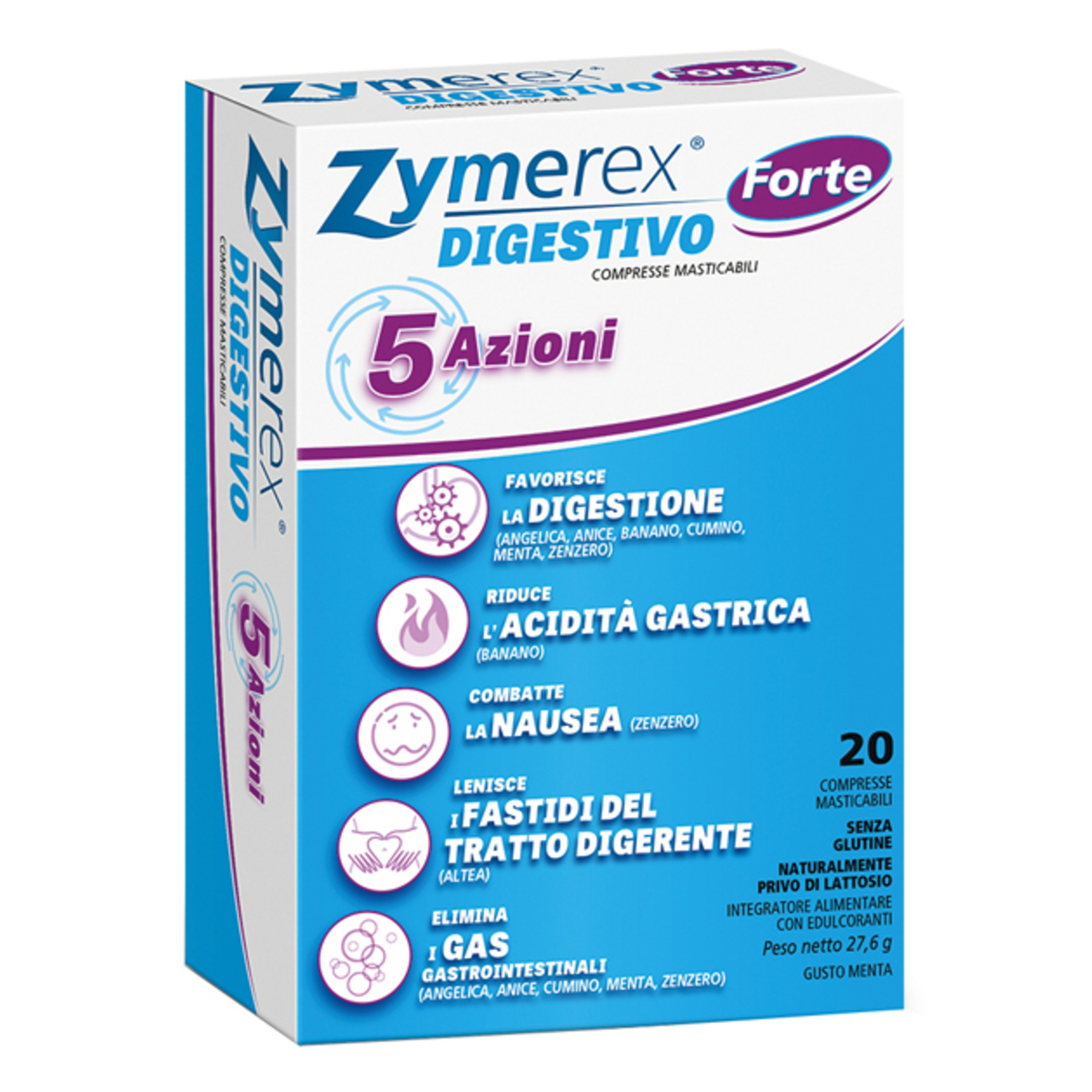 Zymerex digestivo forte 20 compresse - Integratori