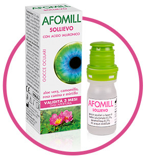 Afomill Sollievo Gocce oculari con acido ialuronico (10 ml)