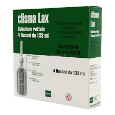 ClismaLax clistere soluzione rettale (4 flaconi x 133 ml)