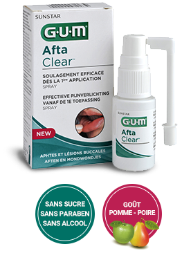 Gum Afta Clear Spray afte e lesioni della bocca (15 ml)