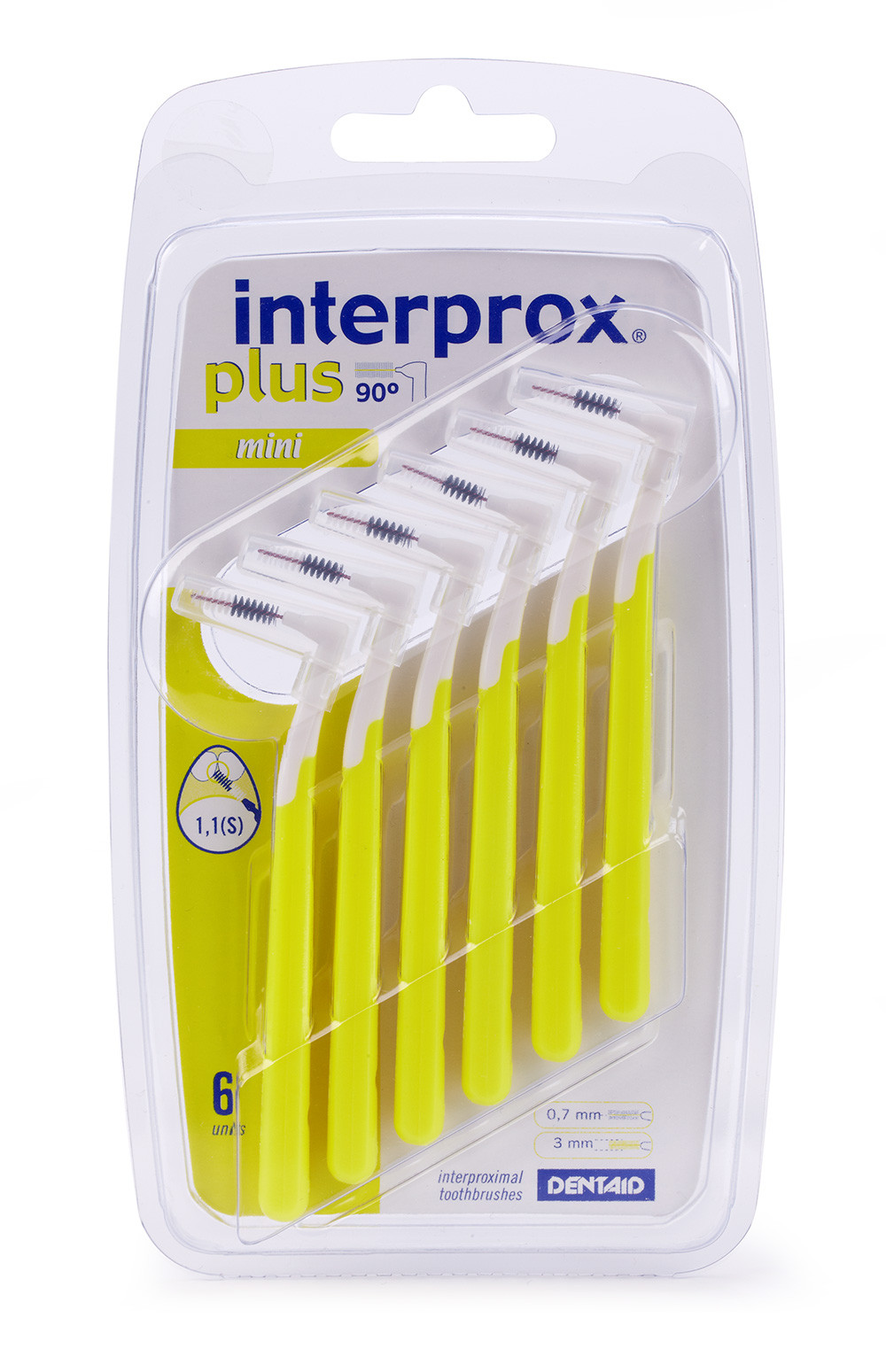 Interprox Plus Mini Scovolini giallo 1.1-1.2mm (6 pz)