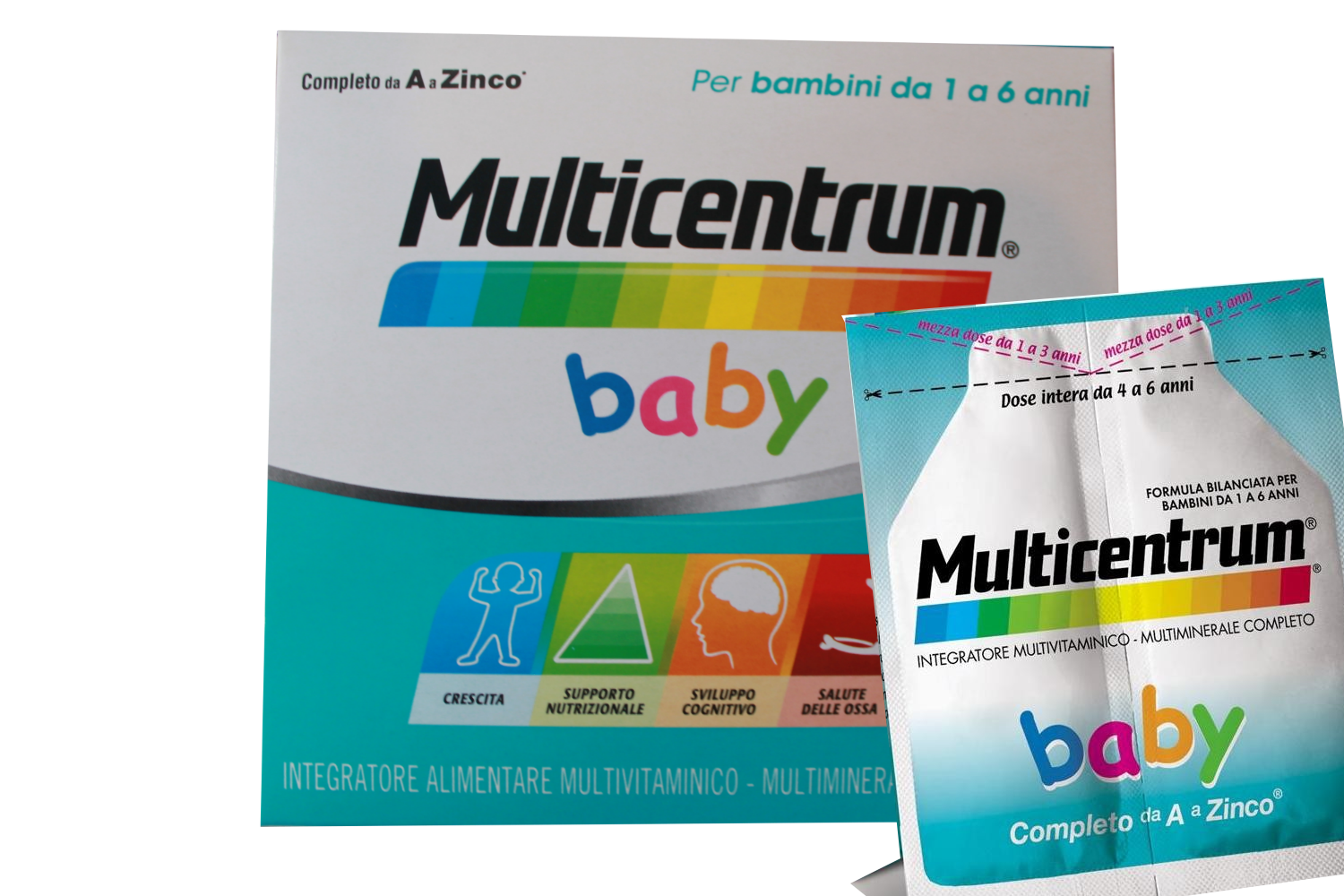 Multicentrum Baby bambini da 1 a 6 anni (14 bustine)