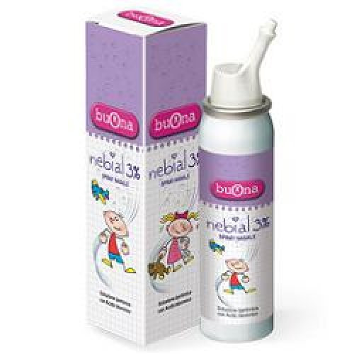 Nebial 3% Spray Nasale soluzione ipertonica con acido ialuronico (100 ml)