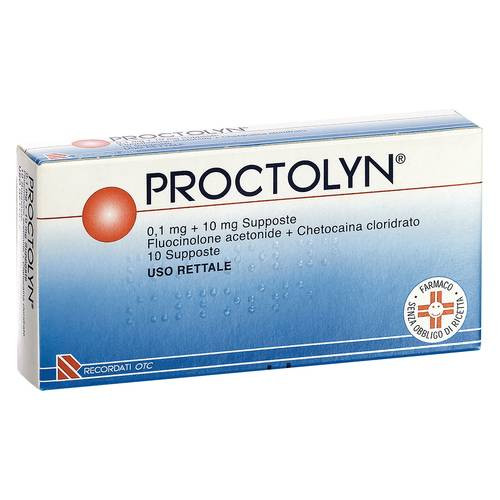 Proctolyn 1mg/10mg (10 supposte)