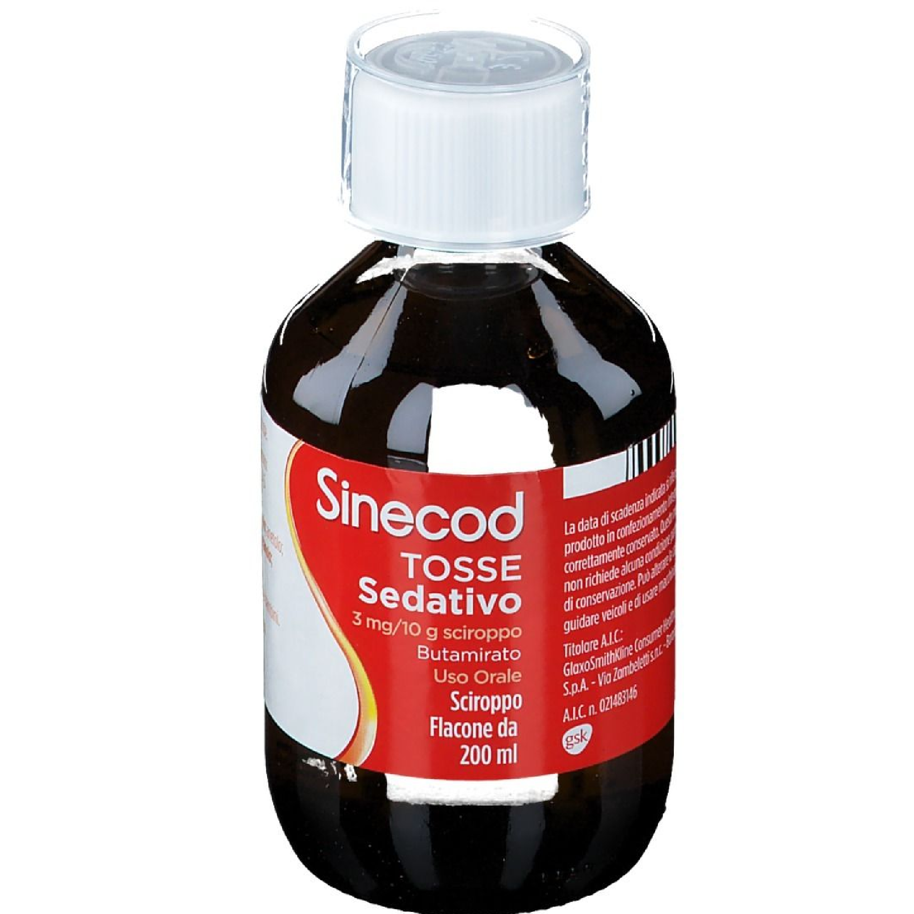 Sinecod Tosse sciroppo 3mg10g (200 ml)