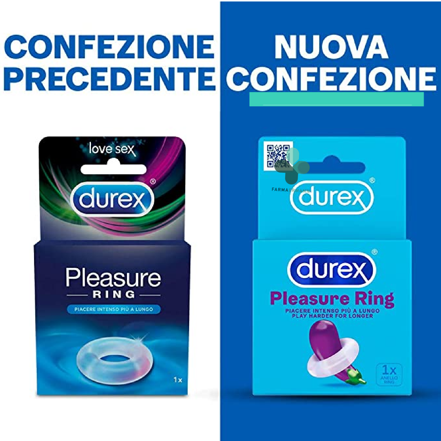 Durex Pleasure Ring Anello Per Lerezione 1 Pz