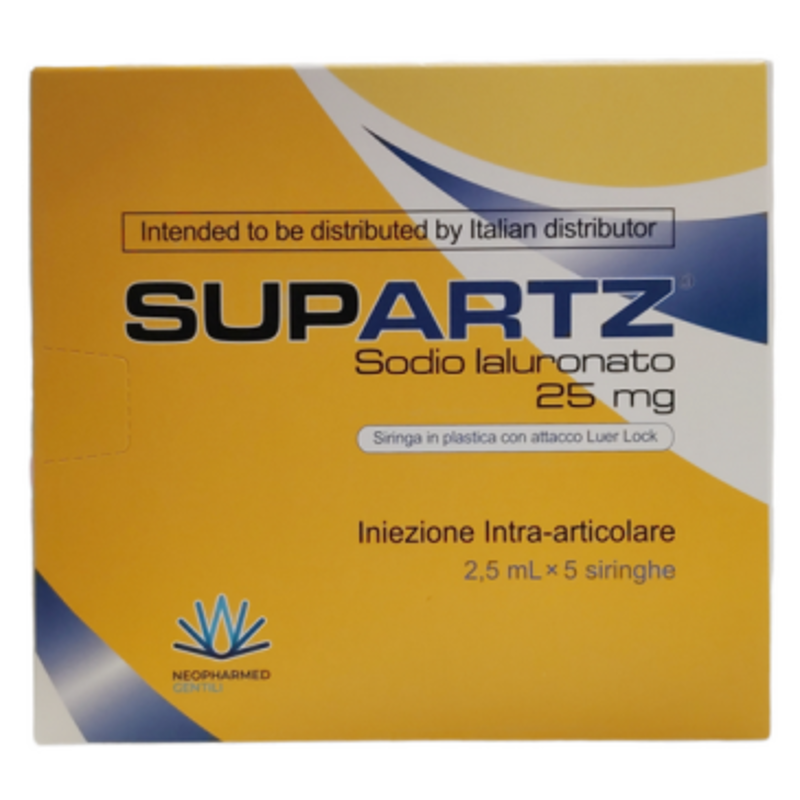 Supartz siringa iniezione intra articolare 2,5mg (2,5ml x 5 siringhe ...
