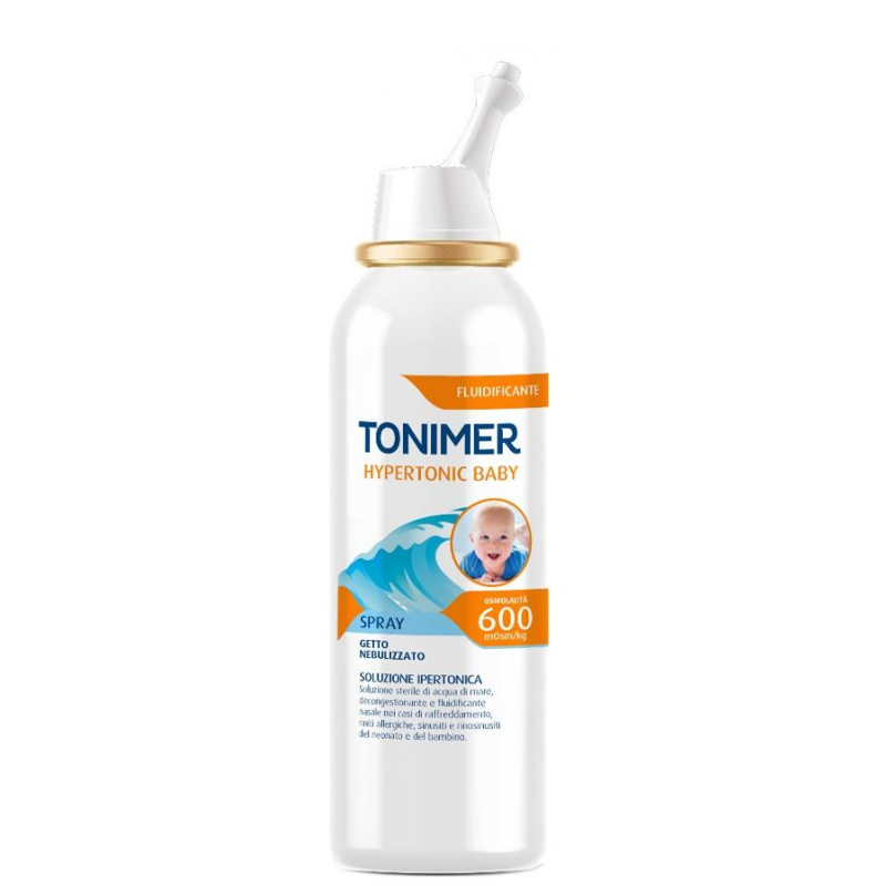 Tonimer MD hypertonic baby spray nasale 600 getto soft (100 ml)