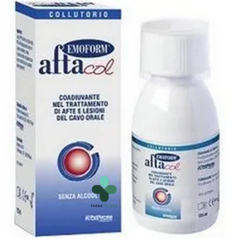 Emoform AftaCol collutorio per afte e lesioni del cavo orale (120 ml)
