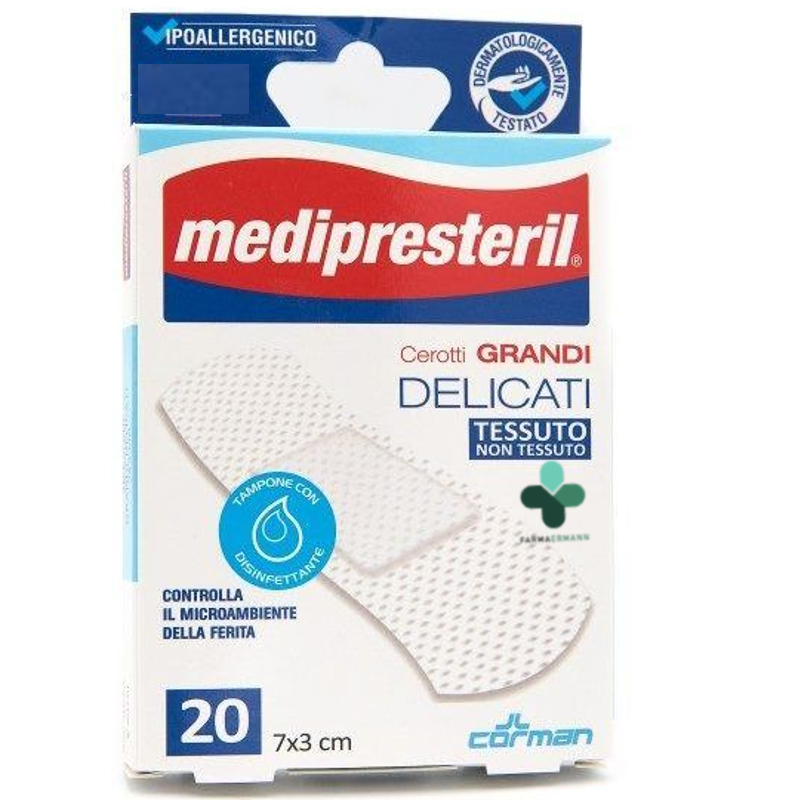 Cerotti medipresteril delicati grandi 7x3cm (20 pezzi)